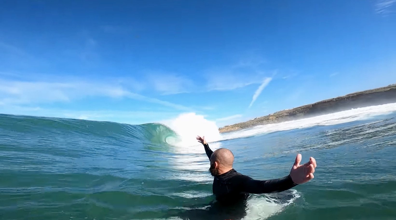 Nathan Florence’s Sketchy POV From Low Tide Cave Session